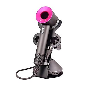 LESAMG Hair Dryer Stand Holder for Dyson Supersonic Hair Dryer,Magnetic Nozzles Storage Organizer Attachments