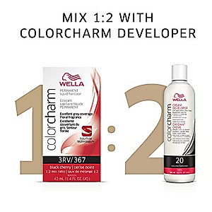 WELLA colorcharm Permanent Liquid Hair Color for Gray Coverage, 008NW Light Natural Warm Blonde