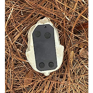 Top Brass Rabbit Key Hider Figurine - Cute Bunny Garden Statue with Secret Compartment - Indoor / Outdoor