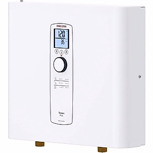 Stiebel Eltron Tankless Water Heater – Tempra 24 Plus – Electric, On Demand Hot Water, Eco, White, 20.2