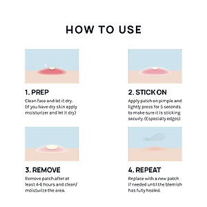 AOA STUDIO Absorbing Cover Healing Invisible Acne Patch Blemish Spot, Treatment, Facial Acne Patch Vegan, Cruelty Free, Hydrocolloid, Two Sizes 10mm 12mm (Total 84 Counts)