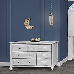 Evolur Madison Double Dresser in Antique Grey Mist