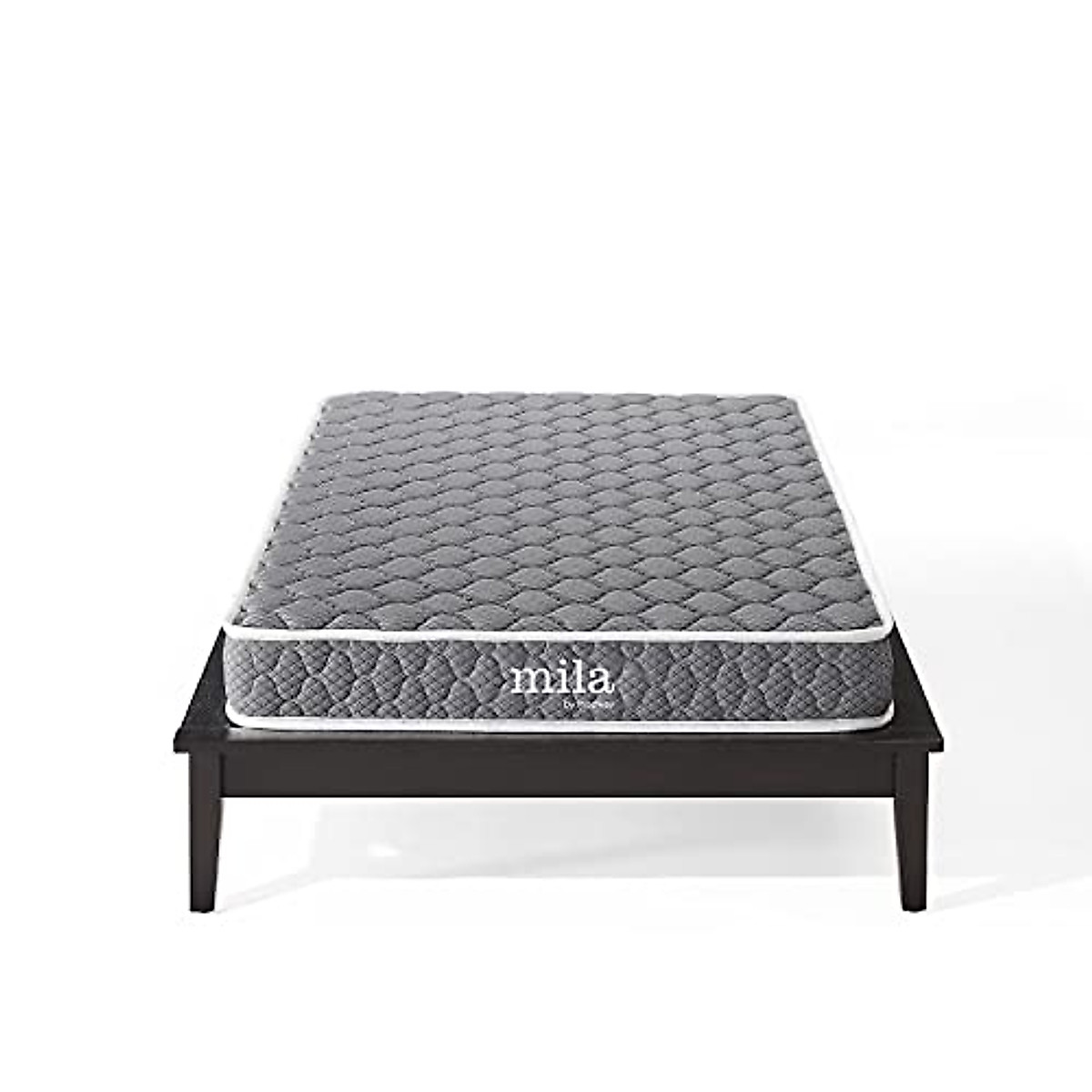 Modway Mila 6” Narrow Twin Mattress - Firm 6 Inch- 10-Year Warranty
