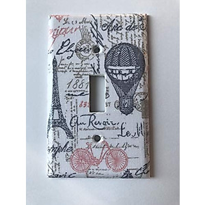 Paris Light Switch Cover - Various Size Light Switchplates Offered
