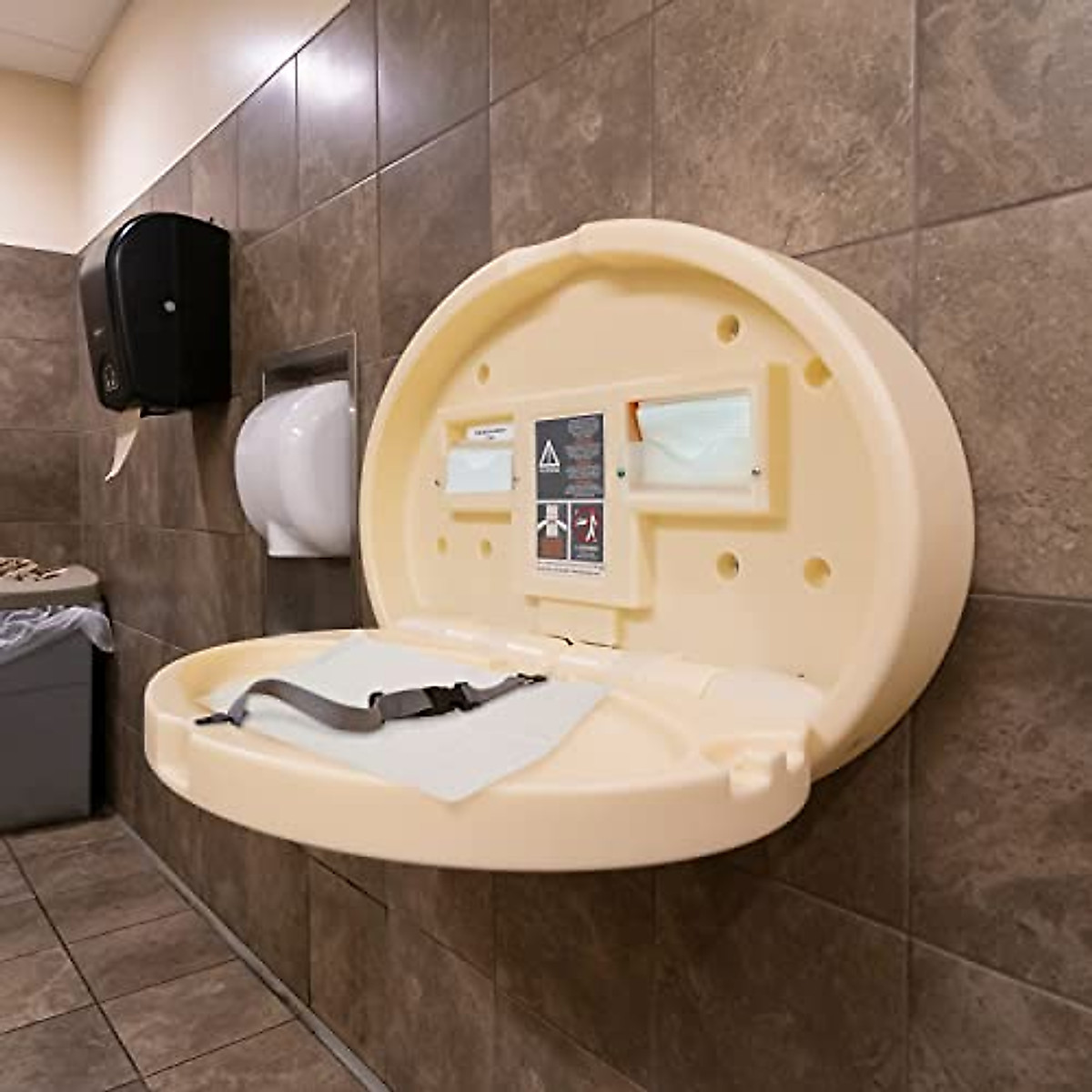 Hospeco 67015 White 13-Inch by 18-Inch Baby Table Liner (Case of 500)