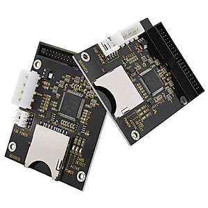 Zopsc Computer Connectors, SD Memory Card to 3.5inch 40Pin Male, IDE Hard Disk Drive Adapter Secure Digital Converter, IDE Hard Disk Drive Adapter, Compatible with DOS/Linux/Windows 98SE/Me/XP