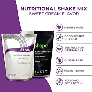 Vi Shape Original Nutritional Shake Mix Sweet Cream Flavor | 22oz (1 Bag, 24 Servings)