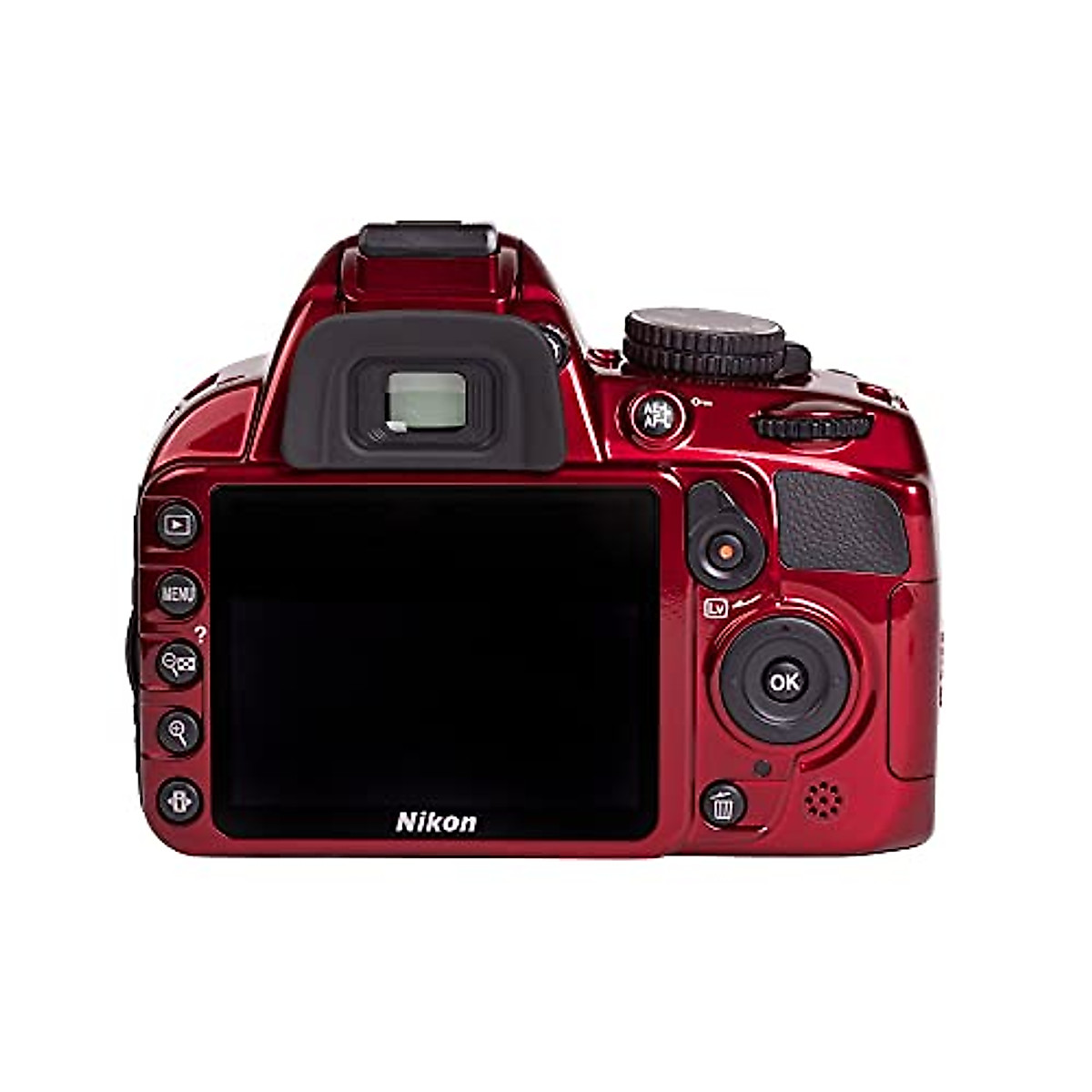 Nikon D3100 14.2MP Digital SLR Camera with NIKKOR AF-S DX 18-55mm f/3.5-5.6 VR Lens Kit - (Red)