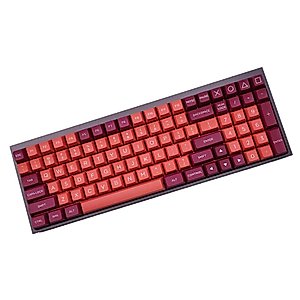 ONECAP Orange 166 Keys OSA PBT Double Shot Keycap for Cherry MX Switch keycaps for Wired USB Mechanical Gaming Keyboard