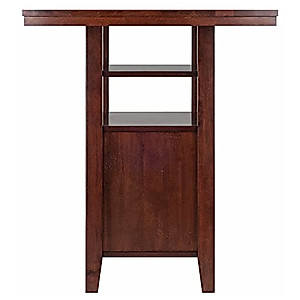 Winsome Albany High Dining Table, Walnut