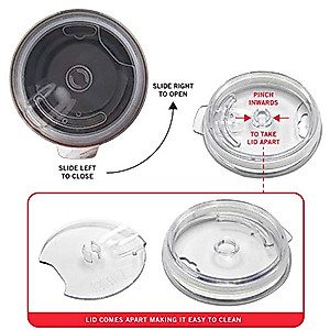 BYO by BUILT 30 Ounce Double Walled Stainless Steel Tumbler Rose Gold Glitter 5237748