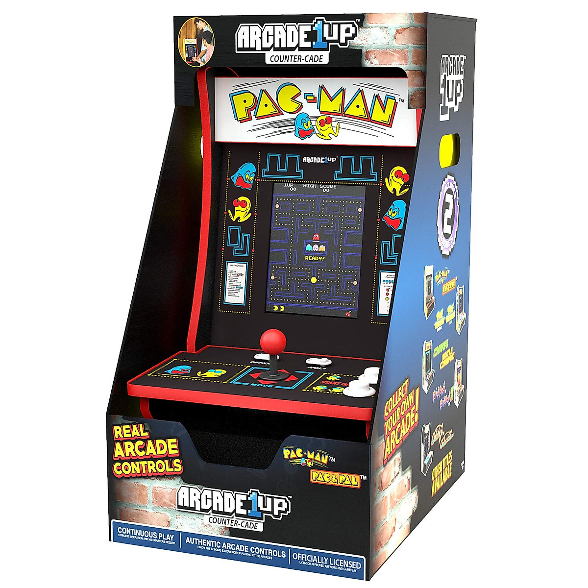 Arcade 1Up Pacman Countercade, Tabletop Design