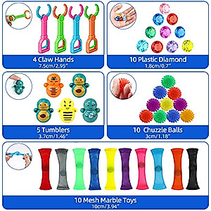 Amy&Benton 120PCS Treasure Box Prizes for Classroom, Easter Egg Fillers Kids Birthday Party Favors for Goodie Bag Fillers, Assorted Pinata Fillers, Bulk Party Toy Assortment