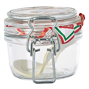 Bormioli Rocco Unbekannt Fido Preserving Jar 125ml Round Glass Dessert Glass Appetiser Glass Preserving Glass Storage Jars