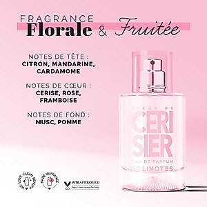 SOLINOTES Cherry Blossom Perfume for Women - Eau De Parfum | Delicate Floral and Soothing Scent - Made in France - Vegan - 1.7 fl.oz