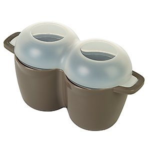 Prep Solutions by Progressive Microwave Poach Perfect - Poach Perfect Eggs, No-Mess, Odor Free, BPA FREE, Dishwasher Safe
