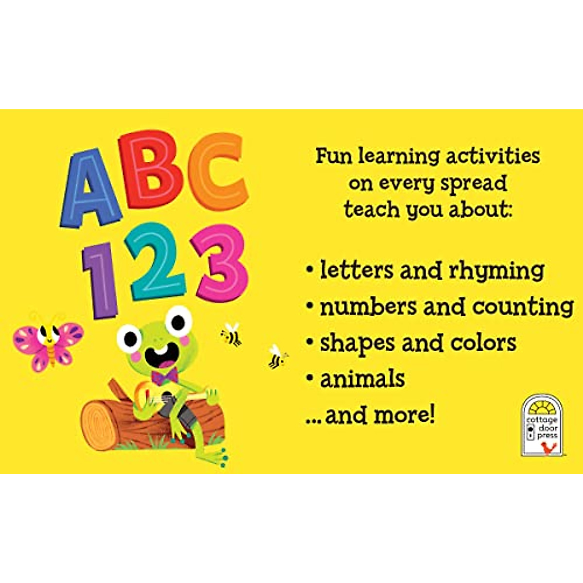 ABC 123 Sing, Read & Play - Children's Deluxe Music Player Toy and Board Book Set, Ages 1-5