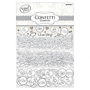 Amscan I Do and Rings Confetti, 1 Pack