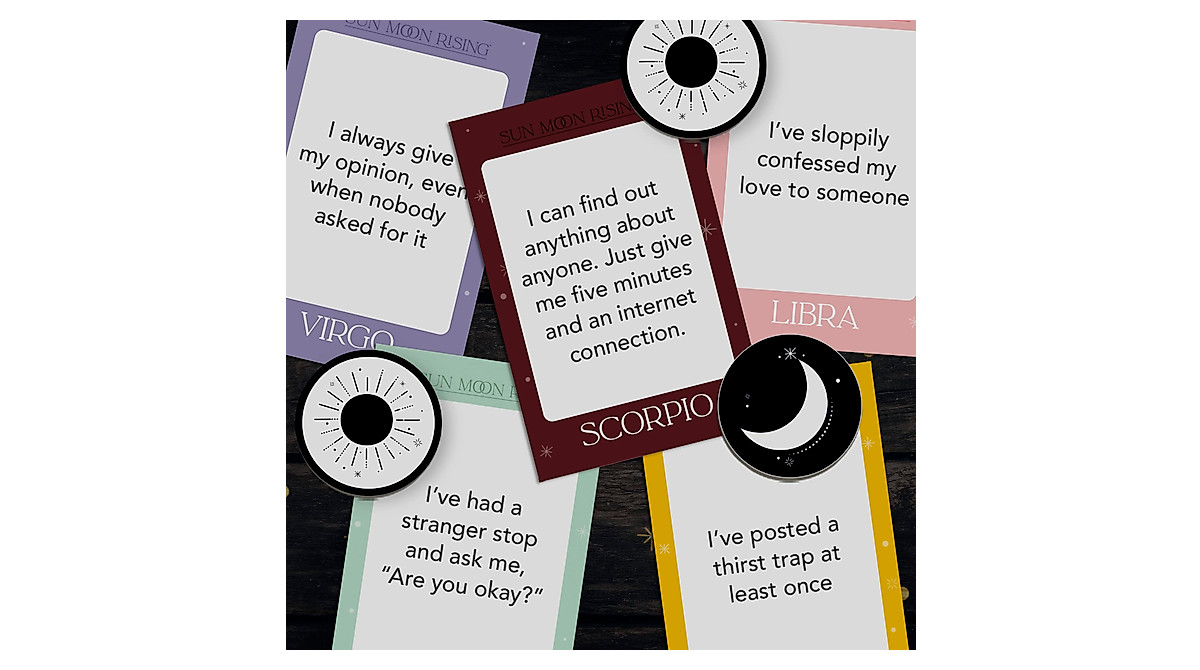 Sun Moon Rising Card Game - Fun Astrology Challenge