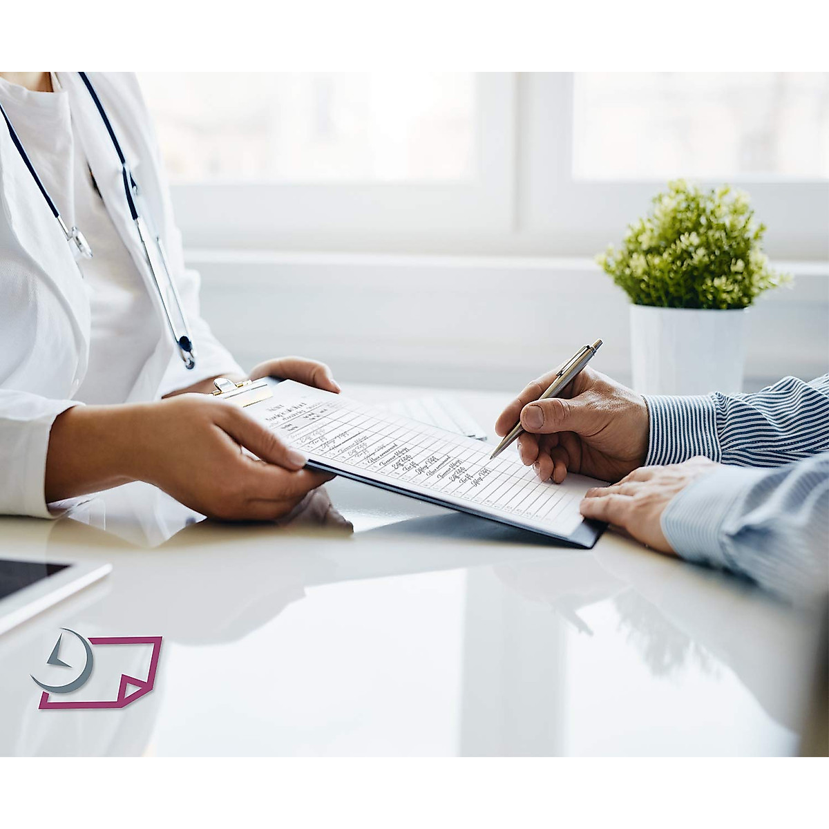 NCR Carbonless 3 Part Patient Sign in Forms, HIPAA Approved and Compliant for Confidentiality in All Medical Offices. (Blue)