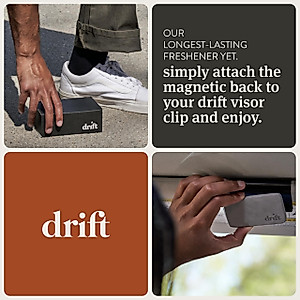 Drift Car Air Freshener - Stone Air Freshener - Car Odor Eliminator - Cabana Scent Starter Kit