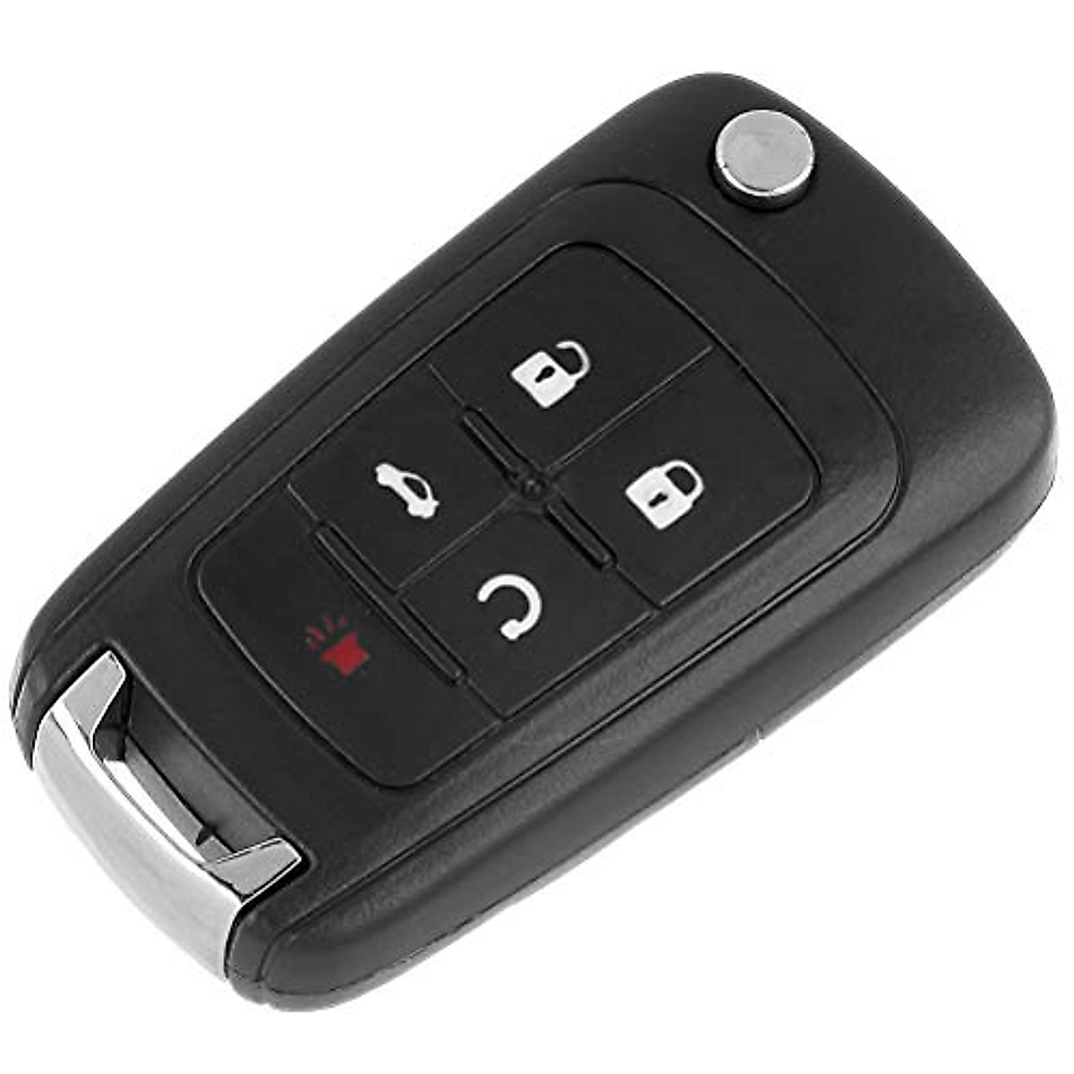 OCPTY 2X Uncut Keyless Entry Remote Key Fob Shell Replacement for Specific for GMC Terrain/for Buick/for Chevrolet Series OHT01060512 5461A-01060512 13500221 13500226