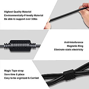 65W Laptop Charger Compatible for HP EliteBook 840 G3 G4 G5 G6 G7 850 G3 820 725 745 755 X360 HP Probook Charger 640 G5 650 G2 430 440 450 G2 G3 G5 Ac Adapter Notebook Power Supply Cord