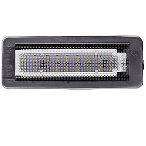 VINSTAR LED Number Plate Light E-Approved CAN-Bus 18 LEDs per Module 6000 Kelvin for Smart Fortwo (all matching models in the product description)