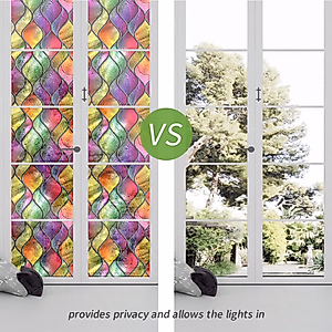 BESPORTBLE 1pc Cellophane Frosted Window Film for Glass Stained Glass Window Film Mirror Stickers 3D Privacy Window Sticker Static Window Decal Window Film Stained Glass Static Window Cling