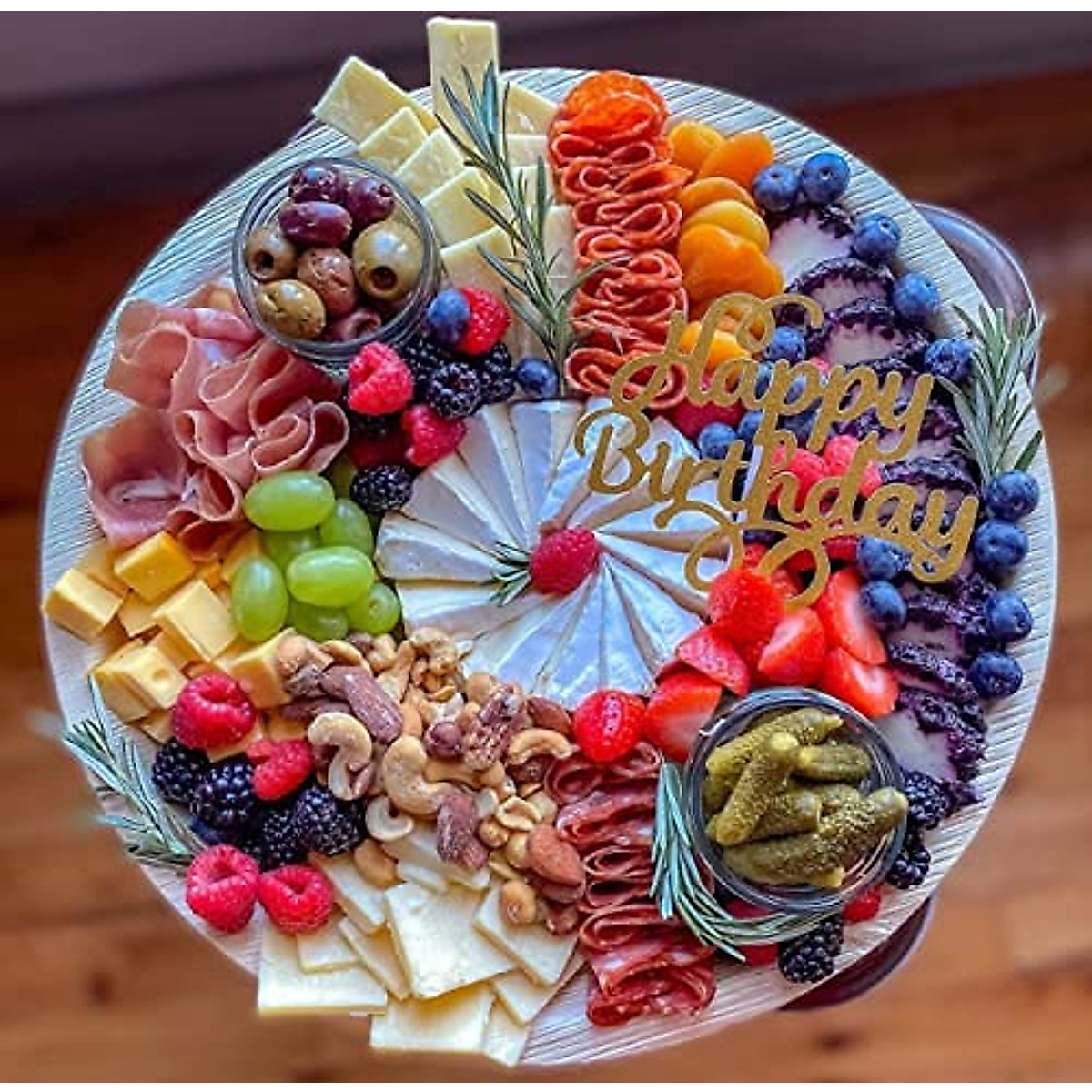 Charity Leaf Disposable Palm Leaf 14" Round Trays (10 pieces) Bamboo Like Serving Platters, Disposable Boards, Eco-Friendly Dinnerware For Weddings, Catering, Events