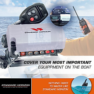 Standard Horizon HC1600 Rain/Dust Cover for GX1600 Explorer Marine VHF, White