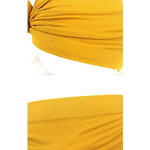 QandSweat Baby Girls' Hats & Caps Knotted Turban Cute Toddler Hat Hair Accessories 3-36M (A Soft6-8 Pack)