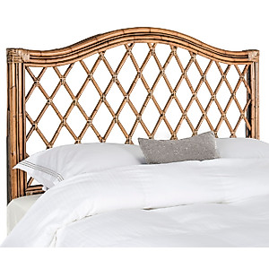 SAFAVIEH Home Collection Gabriella Brown & Multi Wicker Headboard, Full