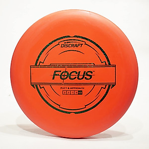Discraft Focus (Putter Line) Putter & Approach Golf Disc, Pick Color/Weight [Stamp & Exact Color May Vary] Purple 173-174 Grams