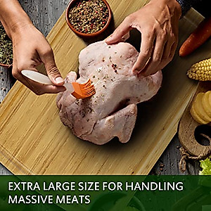 30x20 Bamboo Wood Cutting Board for Kitchen, Extra Large Cutting Board with Juice Groove, Over Sink Cutting Board, Stove Top Cover, Noodle Board Stove Cover