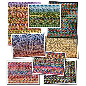 Eight Hidden 3D Stereogram Illusion Posters…