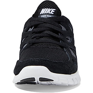 Nike Women's Free Run 2, Black/White/Dark Grey, 7