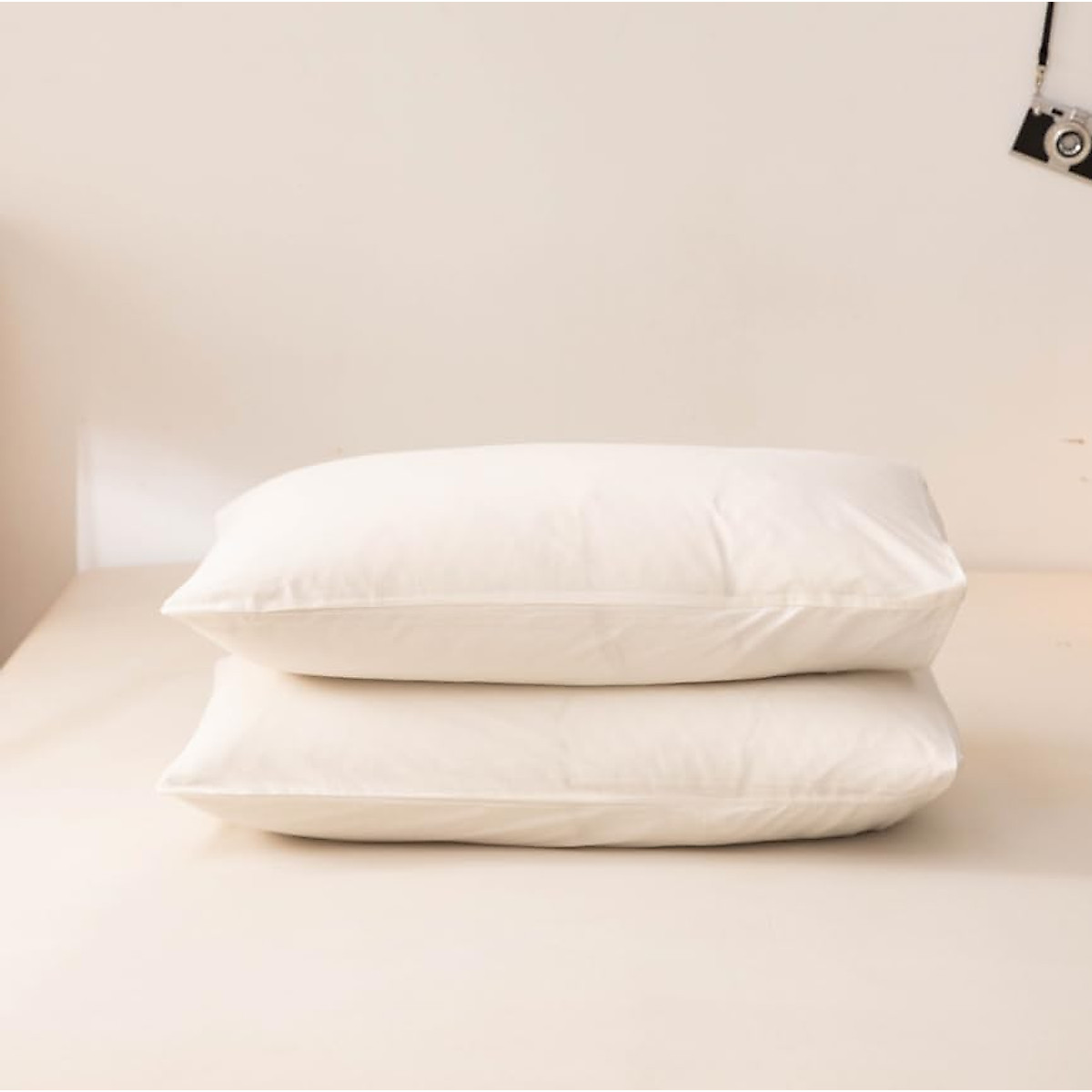 Rural Dandelion 100% Washed Cotton Duvet Cover Bedding Set , Healthy , Comfortable and Unique Style , 3 pieces, Full , White