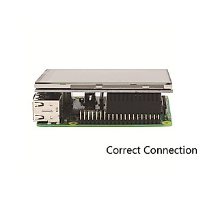 Treedix 3.5 inch TFT Touch Screen Module 320x480 Resolution LCD Display Compatible with Raspberry Pi 4B/3B/3B+ with Touch Pen ABS Case and Cooling Fan Compatible with Raspberry Pi 4B