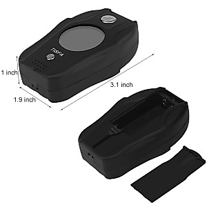 TISFA Digital Hygrometer and Thermometer, Temperature Humidity Gauge with Dual Sensors for Cigar Humidor, Plant, Greenhouse, Pet Reptile, Guitar