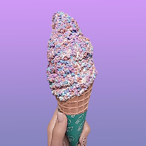 Birch & Meadow 1 Gallon of Cotton Candy Crunch, Ice Cream Topping, Dessert Topper