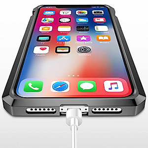 ImpactStrong Compatible with iPhone X Case/iPhone Xs Case, Heavy Duty Dual Layer Protection Cover Heavy Duty Case Designed for iPhone X/Xs 5.8 inch (2018) - Red