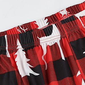 Christmas Pajamas for Family 2023 Pjs Matching Sets Red Plaid Xmas Holiday Sleepwear Long Sleeve Shirts Jammies Clothes