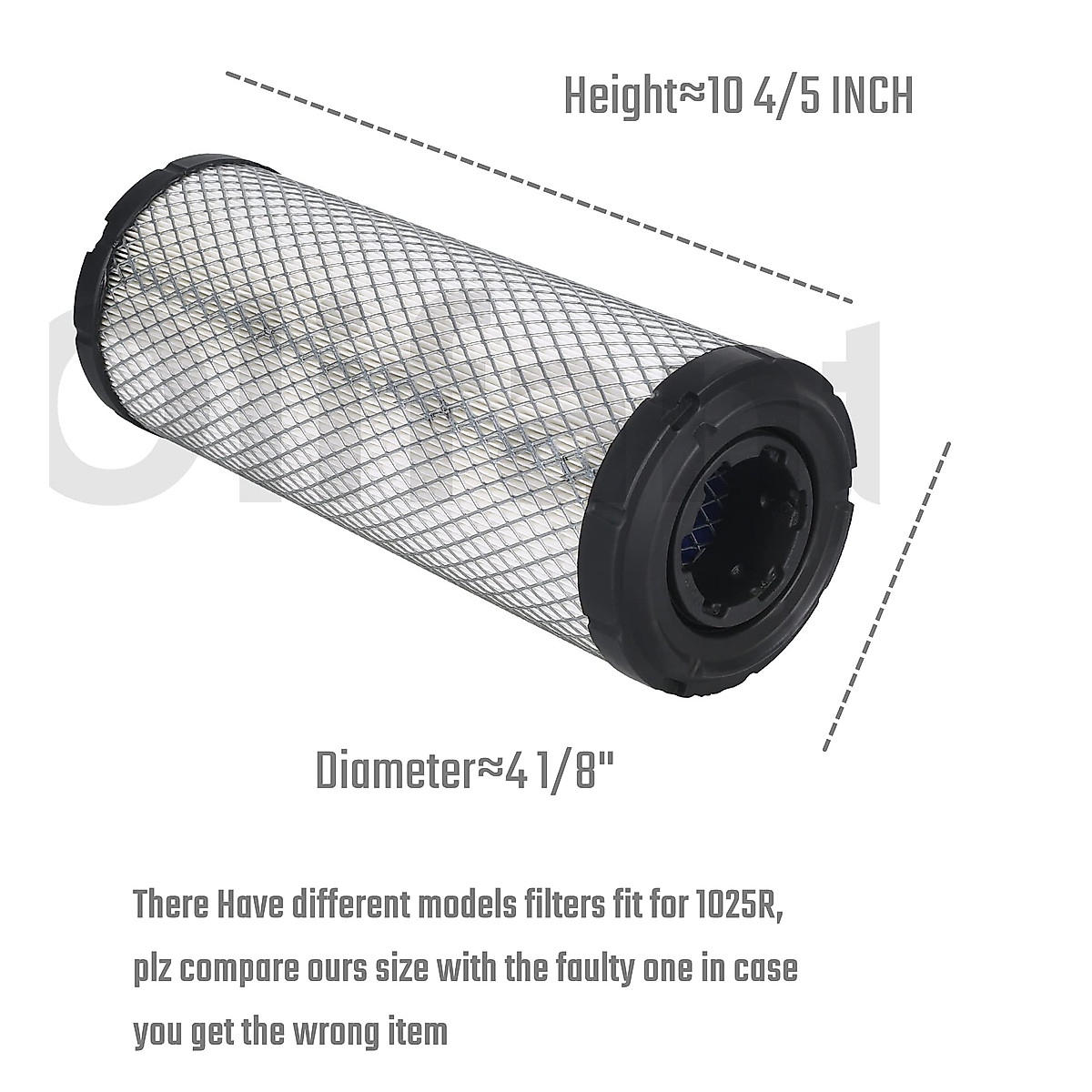 2x Air Filter Kits for John Deere M131802 M131803 inner Outer Air Filter for 1025R(NOT ALL MODELS)2025R 2032R 3005 4005 4200 4210 4300 Olifant