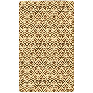 Retro Themed Fitted Crib Sheet,Standard Crib Mattress Fitted Sheet Toddler Bed Mattress Sheets-Crib Mattress Sheet or Toddler Bed Sheet,28“ x52“,Caramel Tan