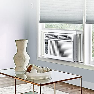 Garvee Window Air Conditioner 6000 BTU, Efficient Cooling Window AC Unit with Remote and App Control, Window-Mounted Room Air Conditioner for Rooms up to 250 Sq.ft, 3 Fan Speeds, Easy Install Kit