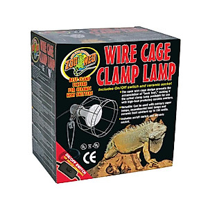 Zoo Med Repti Porcelain Clamp Lamp with 6' Cord