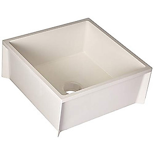 Mustee 63M Durastone Material Mop Sink, White