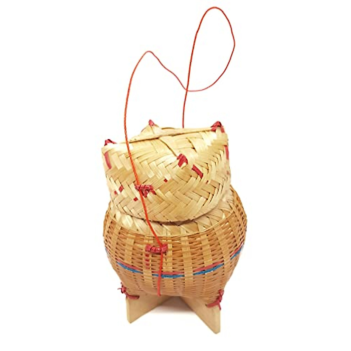 DOI ● DOI Sticky Rice Serving Bamboo Basket Owl Shape