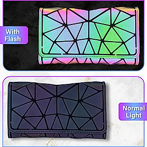 Reflective Crossbody Clutch/Luminous Shoulder Bag/Holographic Fashion Evening Handbag